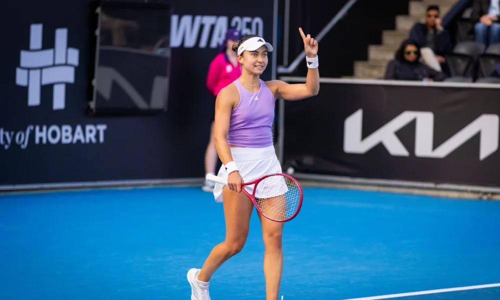 Iva Jovic remonta y es finalista en Hobart 2026